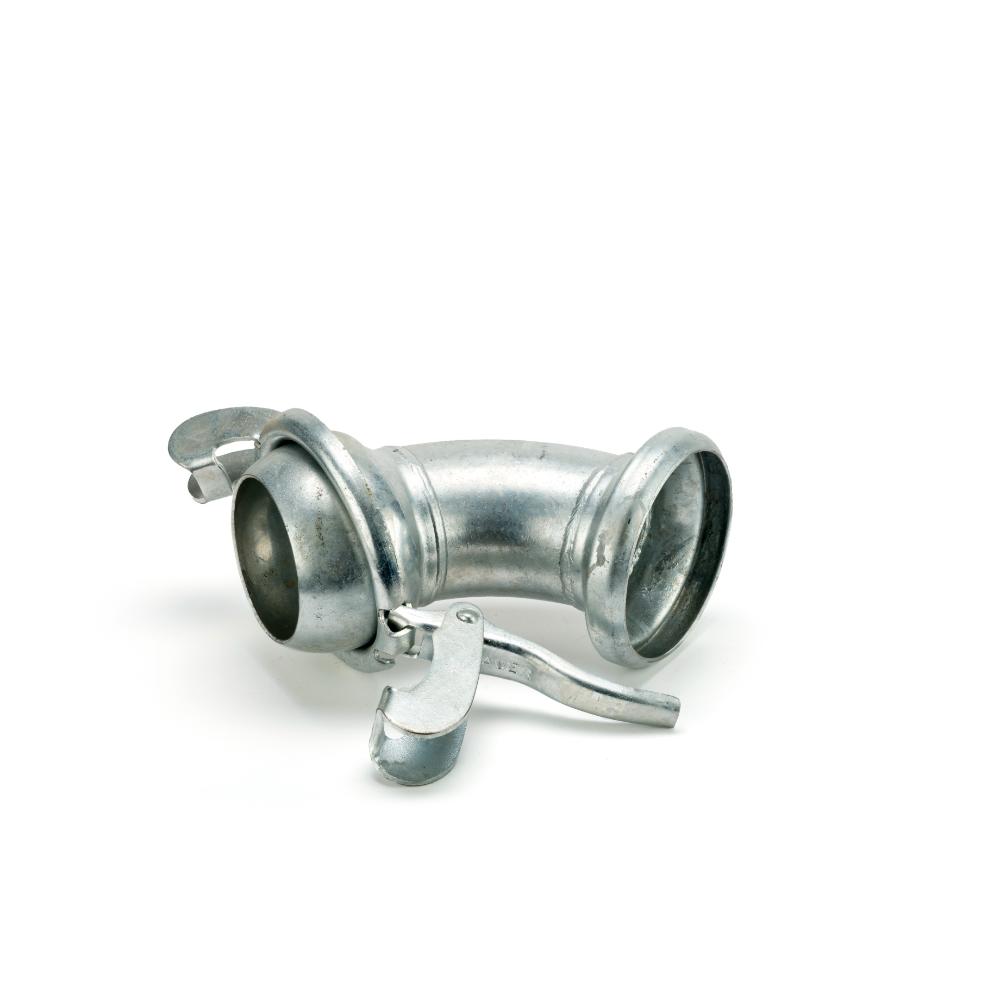 Leverlock 45° Bend Male x Female | Bauer Couplings | Integraflex