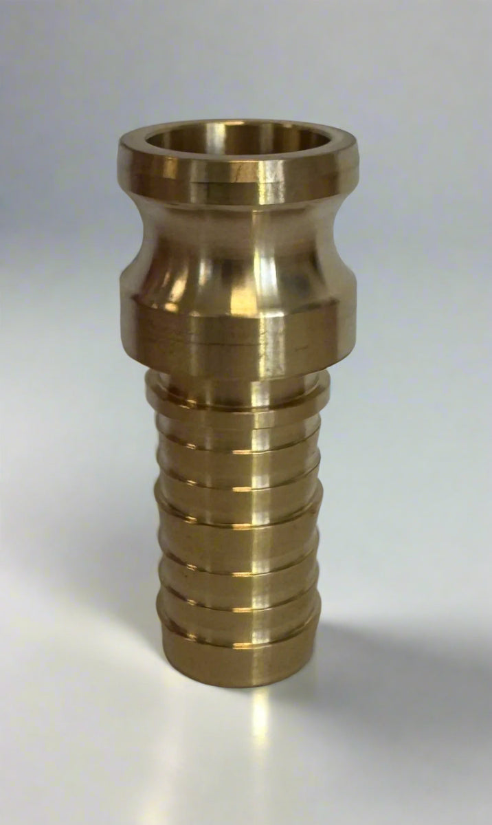 Brass Type E Multi Serrated Hosetail Camlock Coupling – Integraflex