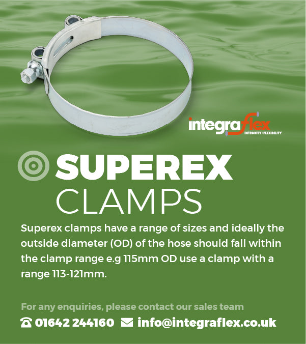 Superex Clamps | Hose Clamps | Stainless Steel Hose Clamps | Integraflex