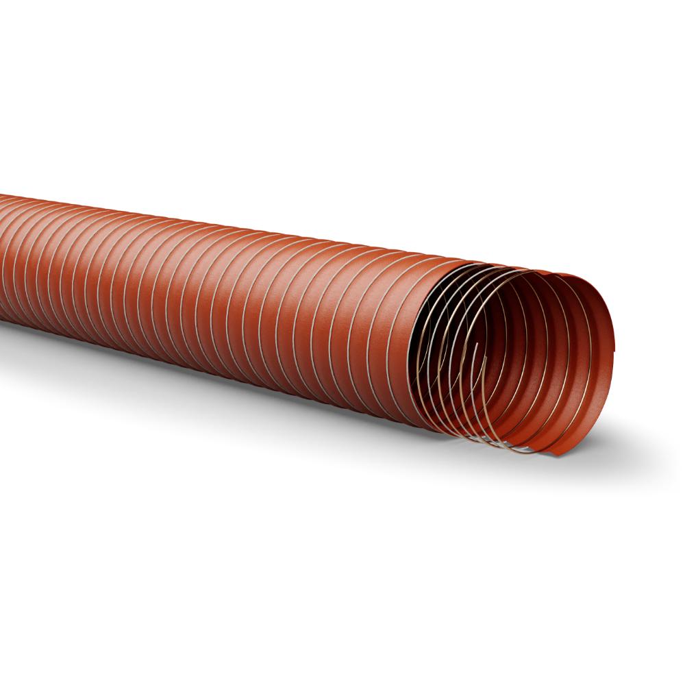 Vulcan Red Silicone 1 Ply High-Temp Ducting +300°C – Integraflex